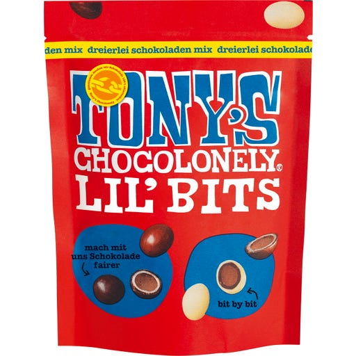 Tony's Chocolonely Lil'Bits - Triple Chocolate Mix, 120 g - Piccantino