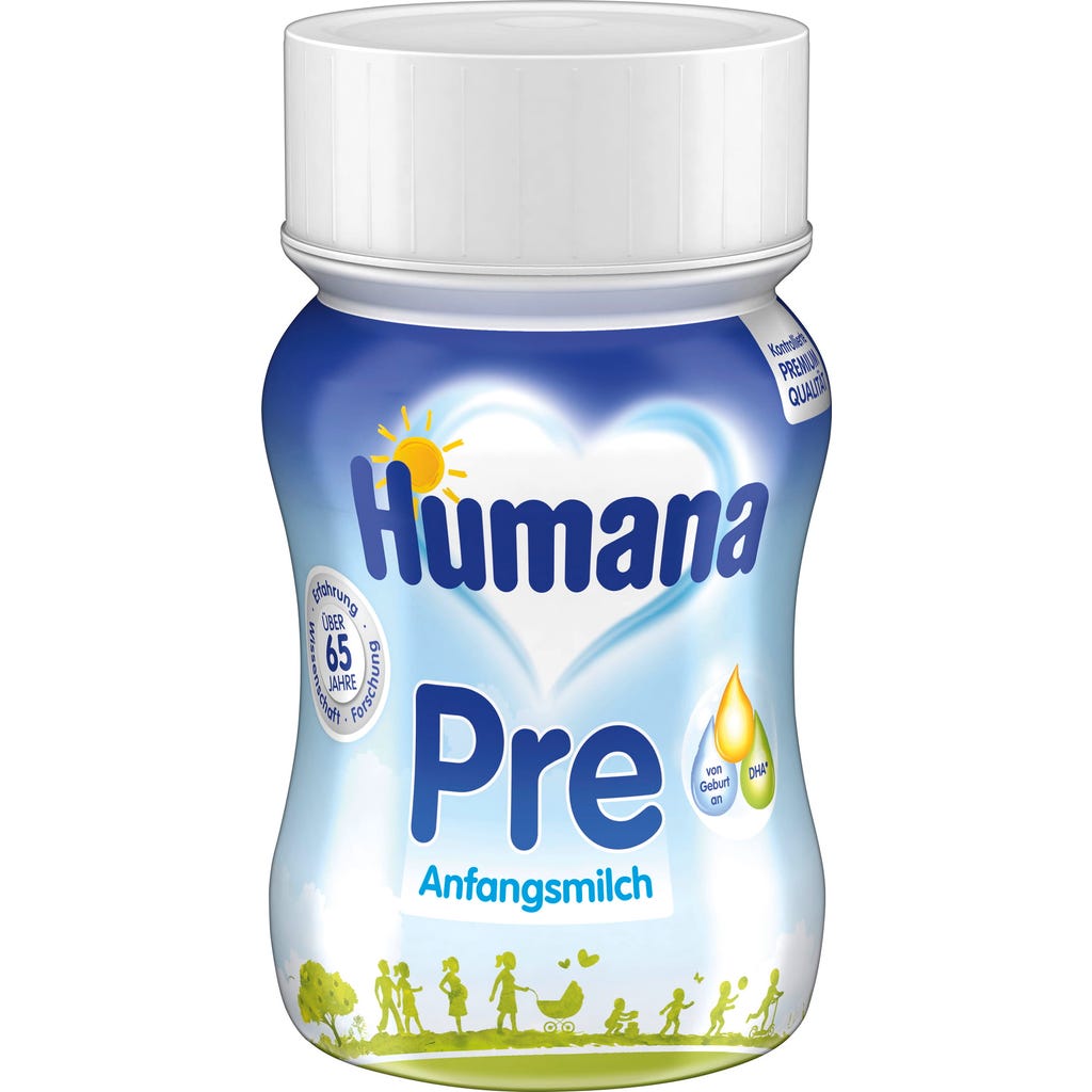 Humana Infant Formula Based on Cow's Milk Pre, ready to drink - Piccantino