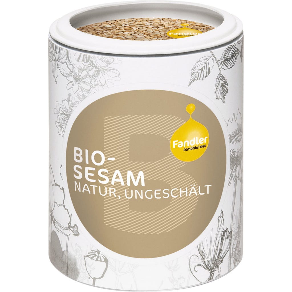 Ölmühle Fandler Biologische Sesamzaadjes, 180 g - Piccantino Onlineshop