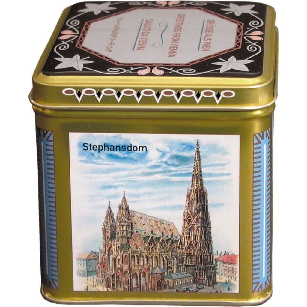 Demmers Teehaus "Hello from Vienna" Fruit Tea in a Tin, 100 g - Piccantino