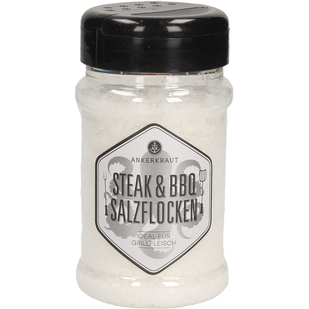 Ankerkraut Steak & BBQ Salt Flakes, 190 g - Piccantino Online Shop ...