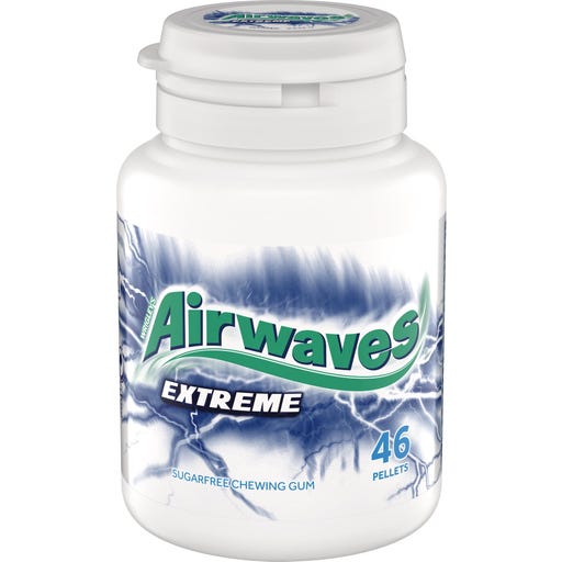Chewing-gum Airwaves - Une haleine fraîche grâce au menthol - Piccantino