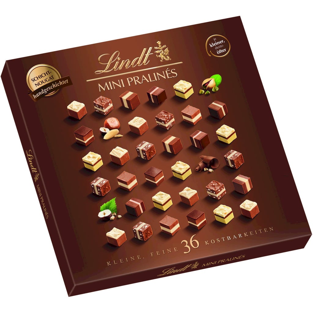 Lindt Mini nugátové pralinky, 165 g - Piccantino Česká republika