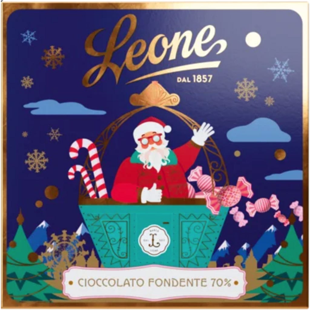 Leone Carte de Vœux Candyland en Chocolat Noir, 70 g - Boutique en ...