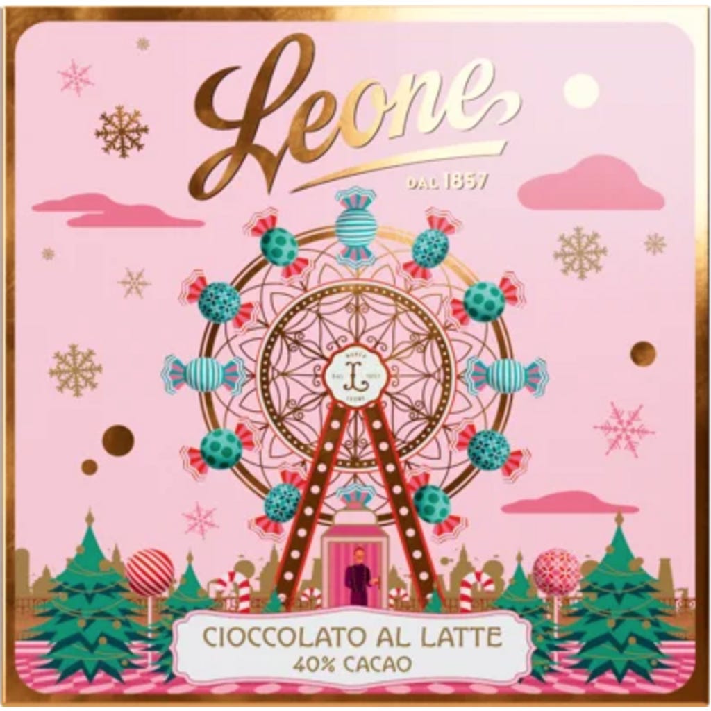 Leone Tablette de Chocolat au Lait avec Carte, 70 g - Boutique en ligne ...