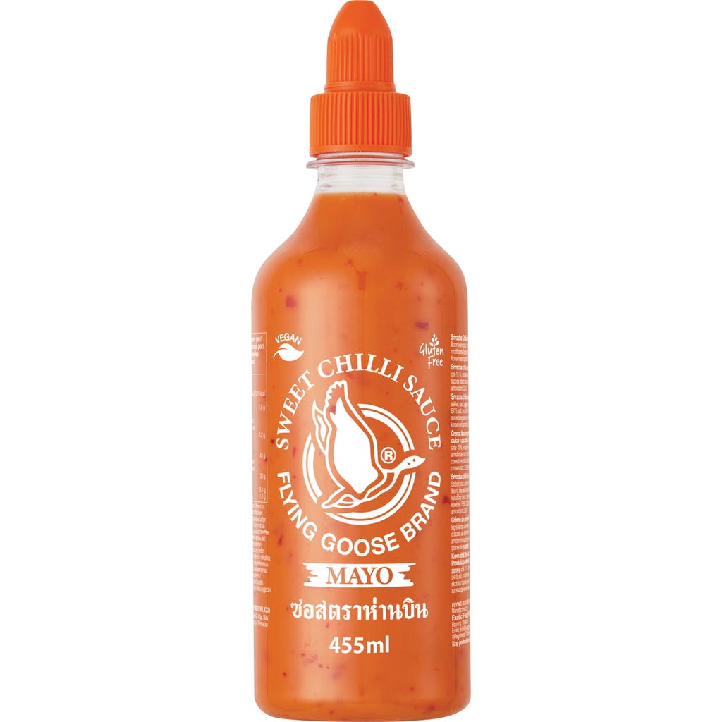 FLYING GOOSE Sriracha Sweet Chili Sauce Spicy Mayo Sauce, 455 ml ...
