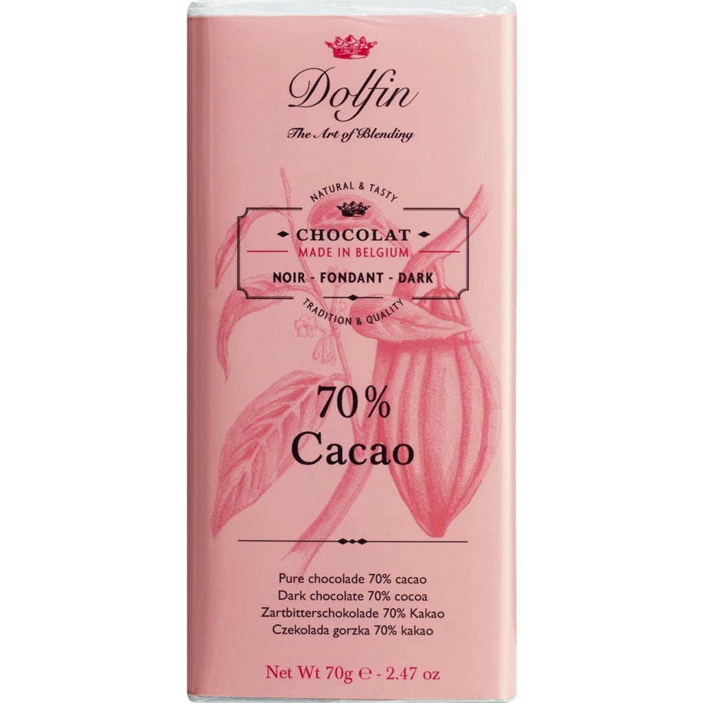 Dolfin Chocolat Noir 70 Cacao 70 g