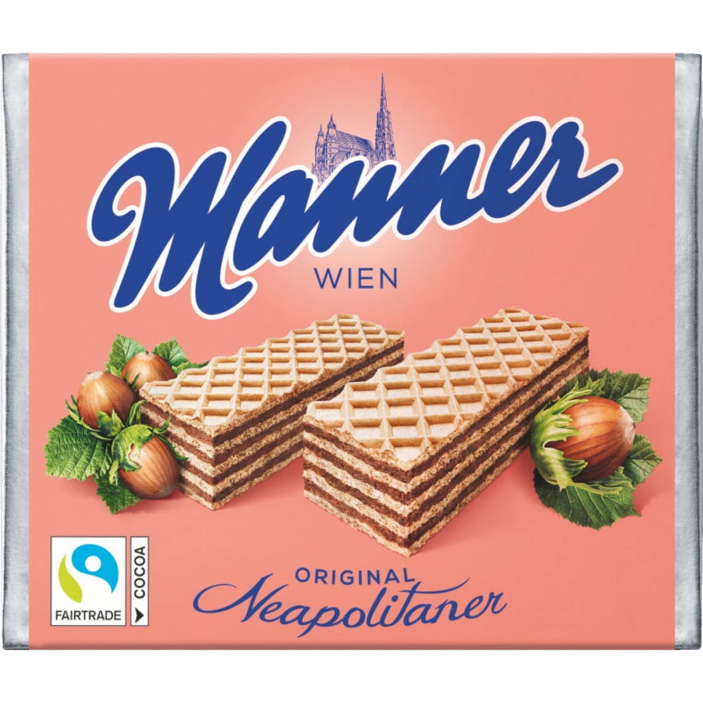 Neapolitan Wafer Cookies Chocolate Caramel Wafer Bars (Candy Bar
