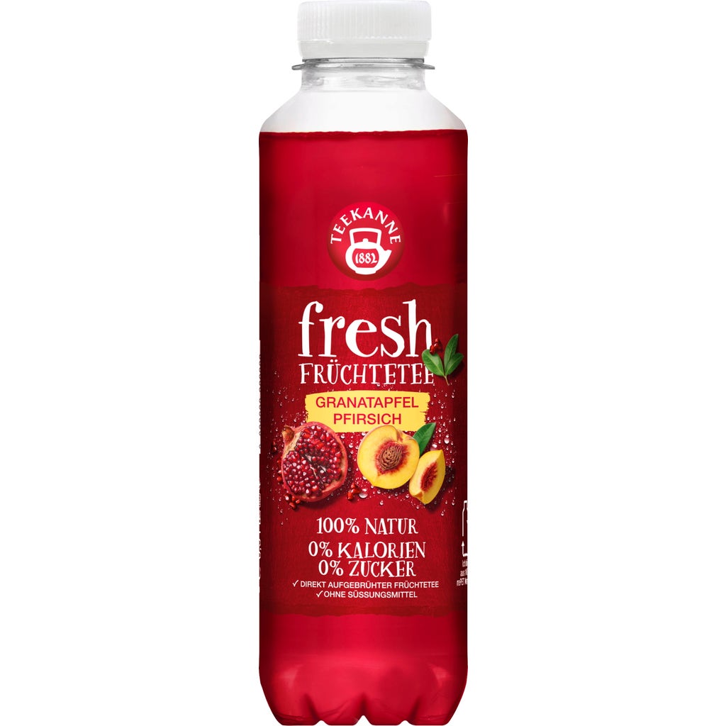 TEEKANNE Teekanne fresh Ice Tea - Pomegranate-Peach, 500 ml ...