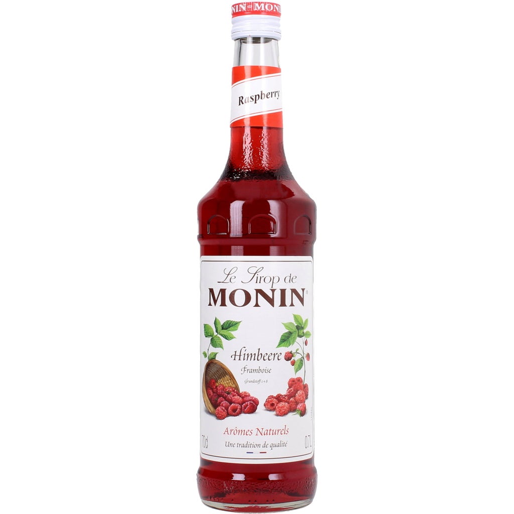 Monin Raspberry Syrup, 0,70 Liter - Piccantino Online Shop International