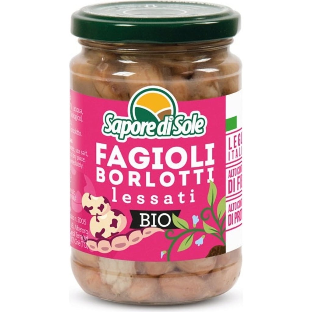 Sapore di Sole Bio fazole Borlotti, 300 g - Piccantino Česká republika Sapore di Sole Bio fazole Borlotti, 300 g - Piccantino Česká republika