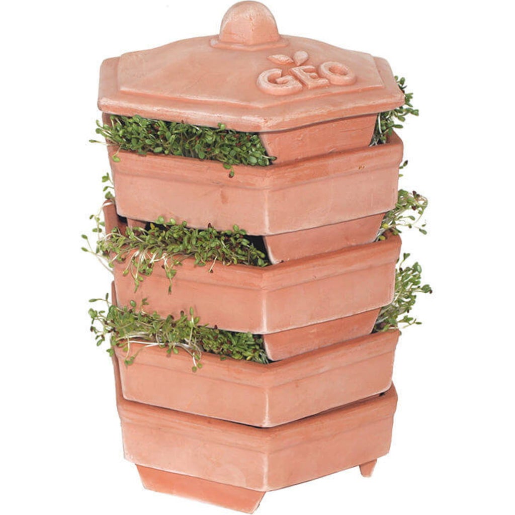 Bavicchi Geo Terracotta Sprout Tower - Piccantino Online Shop International