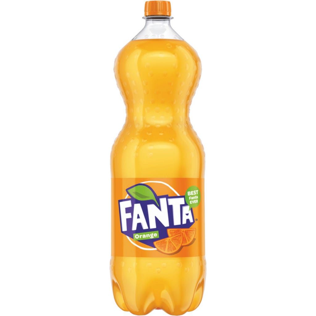 Fanta Fanta Orange Bottle (PET), 2 Liter - Piccantino Online Shop UK