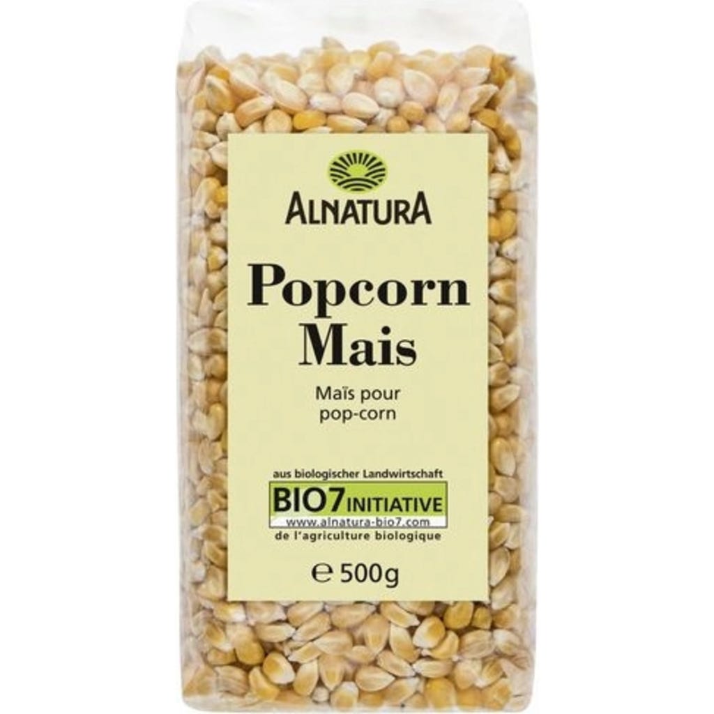 Alnatura Maïs Bio pour Pop-Corn, 500 g - Boutique en ligne Piccantino ...