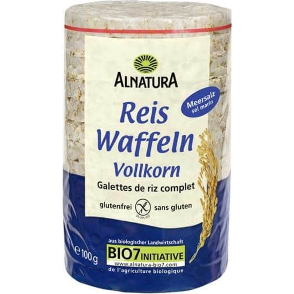 Alnatura Bio Vollkorn Reiswaffeln mit Salz, 100 g - Piccantino ...