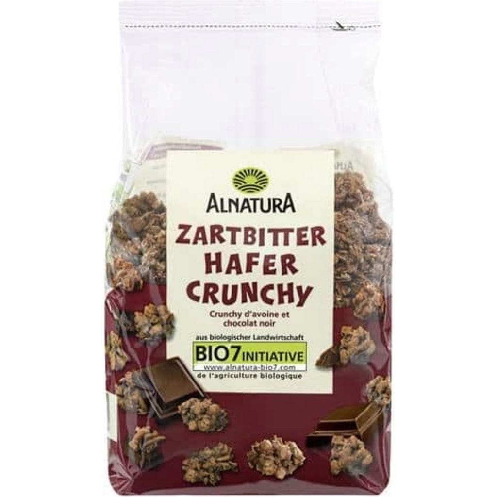 Alnatura Biologische Crunchy Haver, Pure Chocolade, 375 g - Piccantino ...