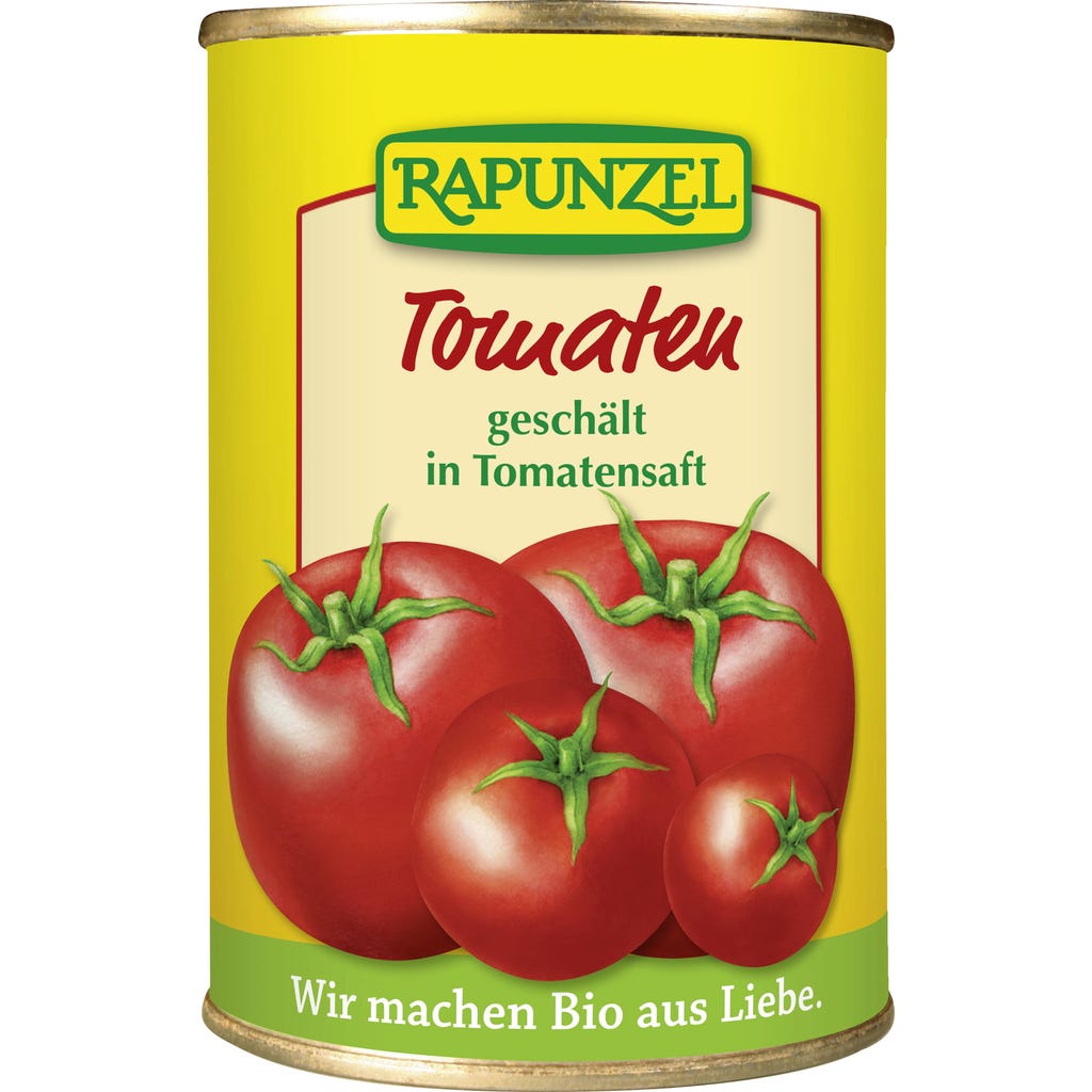 Rapunzel Tomates Bio Pelados en su Propio Jugo, 400 g - Piccantino ...