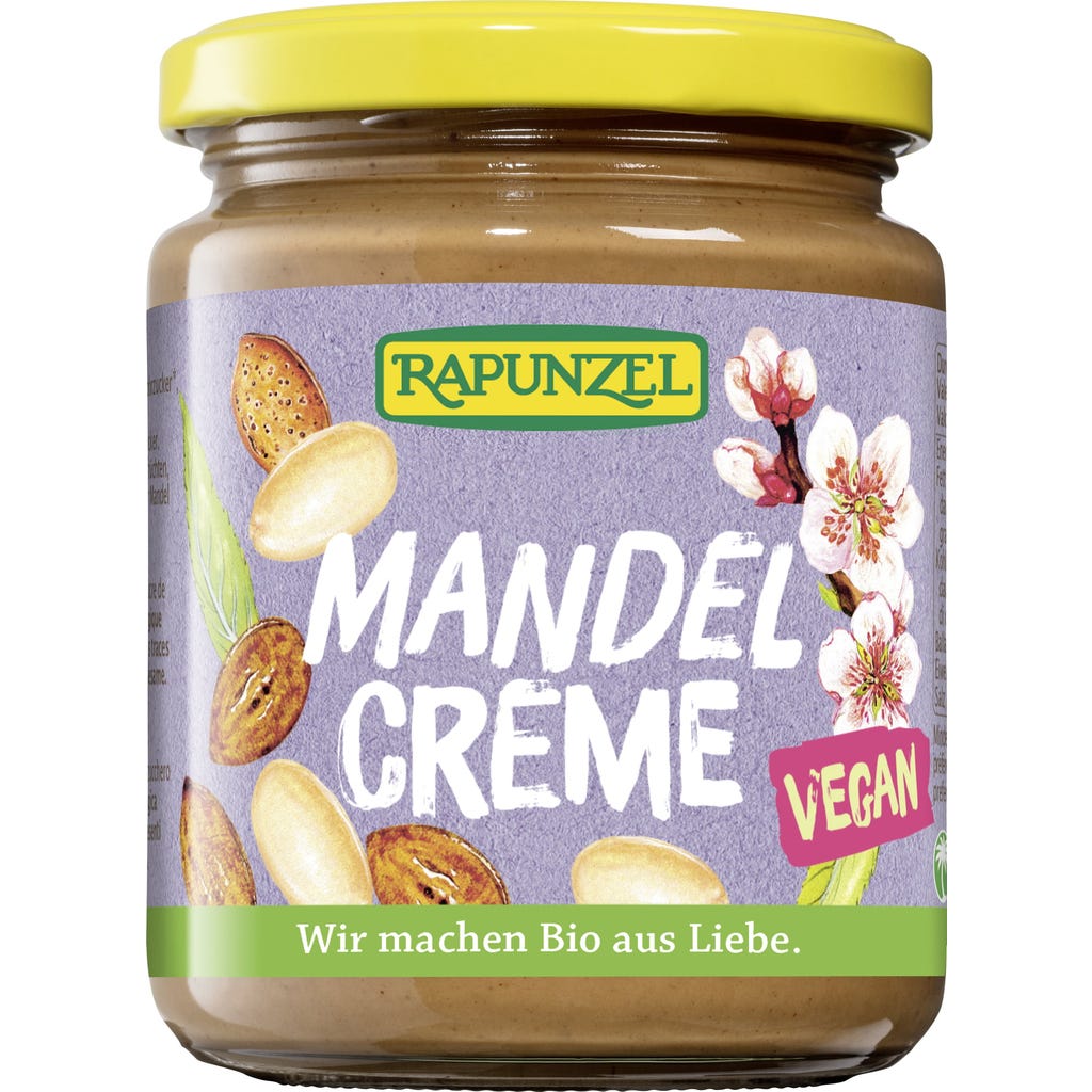 Rapunzel Biologische Amandelcrème, 250 g - Piccantino Onlineshop