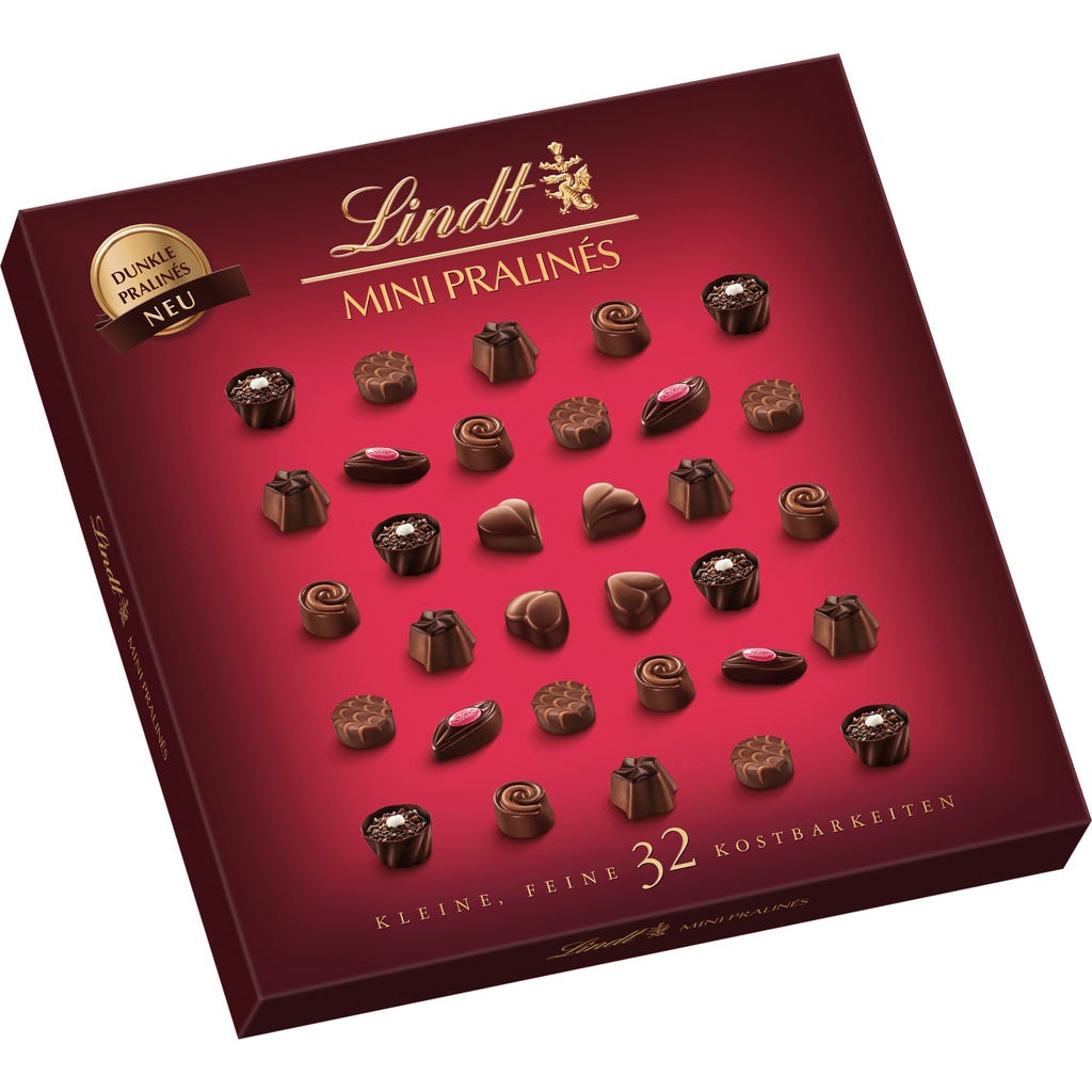 Lindt Mini Pralines Noir, 163 g - Piccantino Onlineshop