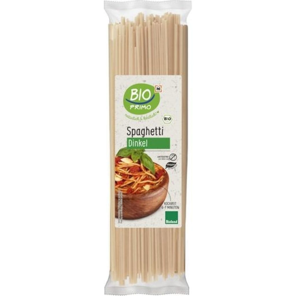 BIO PRIMO Organic Spelt Pasta - Spaghetti, 500 g - Piccantino Online ...