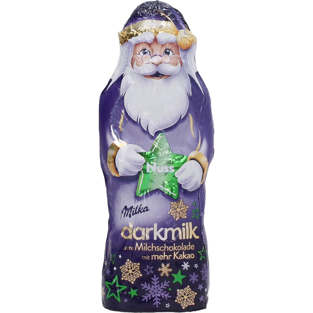Milka Santa Claus - Dark Milk Chocolate with Nuts - Piccantino Online Shop