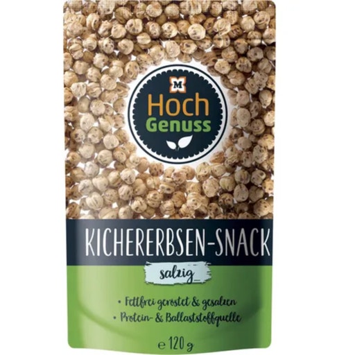 Hochgenuss Kichererbsen-Snack Salzig, 120 g - Piccantino Onlineshop ...