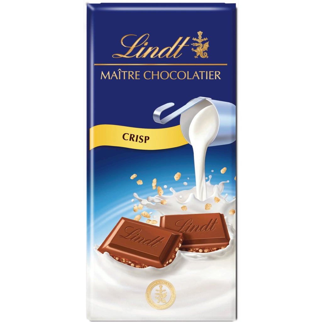 Lindt Maitre Chocolatier Milk Crisp 100 g Piccantino Online Shop International