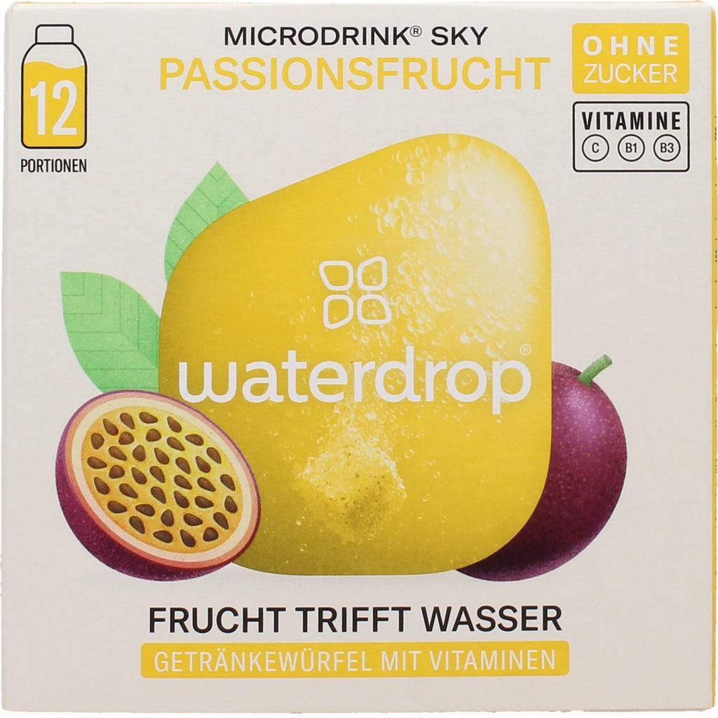 waterdrop Microdrink - SKY Passion Fruit, 12 Pieces - Piccantino Online ...