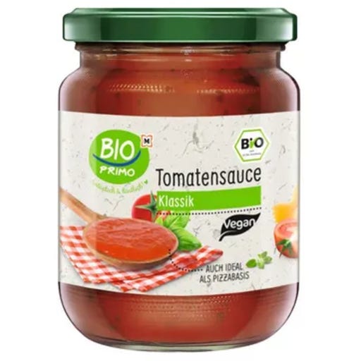 BIO PRIMO Organic Tomato Sauce - Classic, 350 ml - Piccantino Online ...