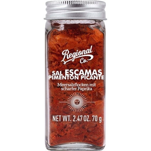 Regional Co Sea Salt Flakes with Spicy Paprika, 70 g - Piccantino Online Shop International
