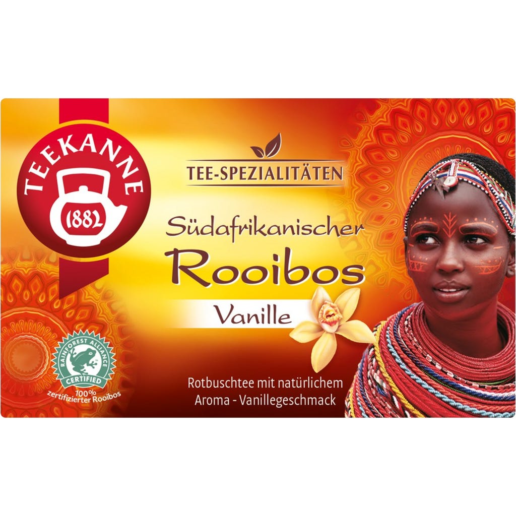 TEEKANNE South African Rooibos Vanilla Specialty Thee RFA, 35 g ...