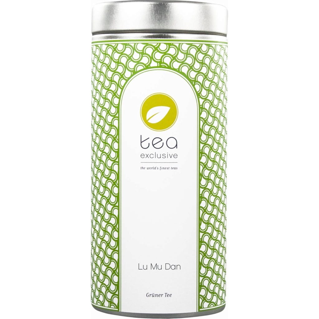 tea exclusive Organic Lu Mu Dan Green Tea, Tin, 50 g - Piccantino ...
