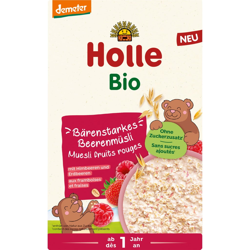 Holle Muesli Fruits Rouges Bio, 200 g - Boutique en ligne Piccantino France