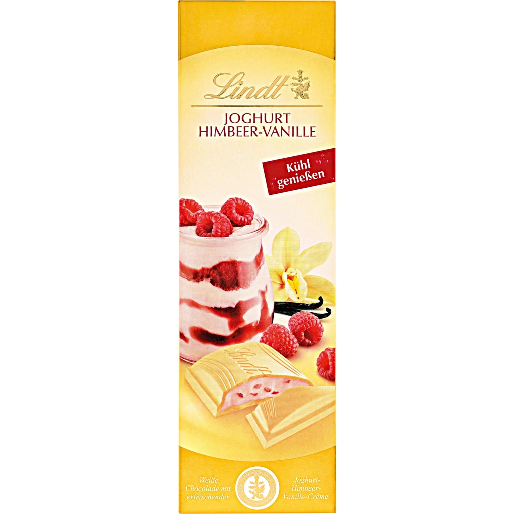 Lindt Raspberry Vanilla Yoghurt Bar, 100 g - Piccantino Online Shop ...