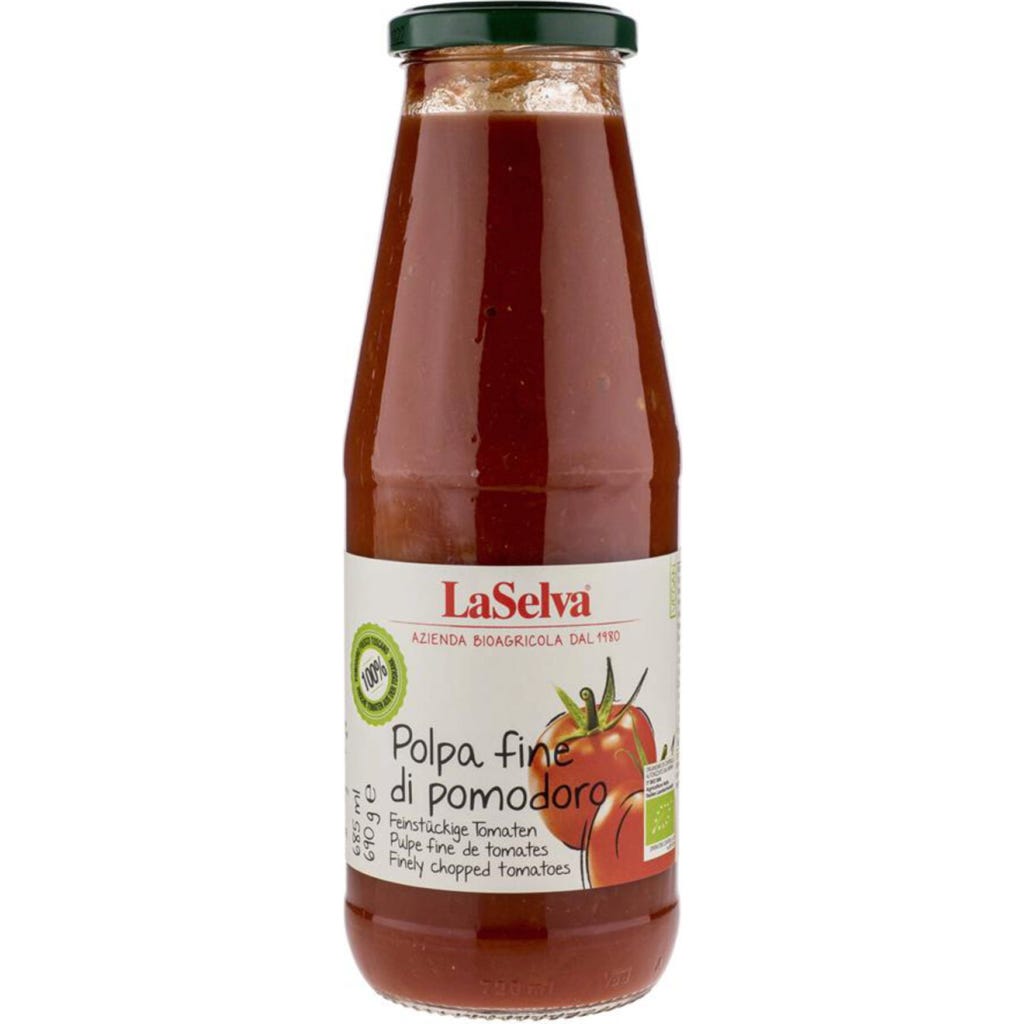LaSelva Organic Finely Chopped Tomatoes, 690 g - Piccantino Online Shop ...