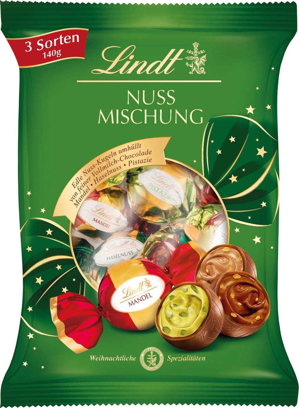 Lindt Nut Mix Tree Ornaments - Piccantino Online Shop International
