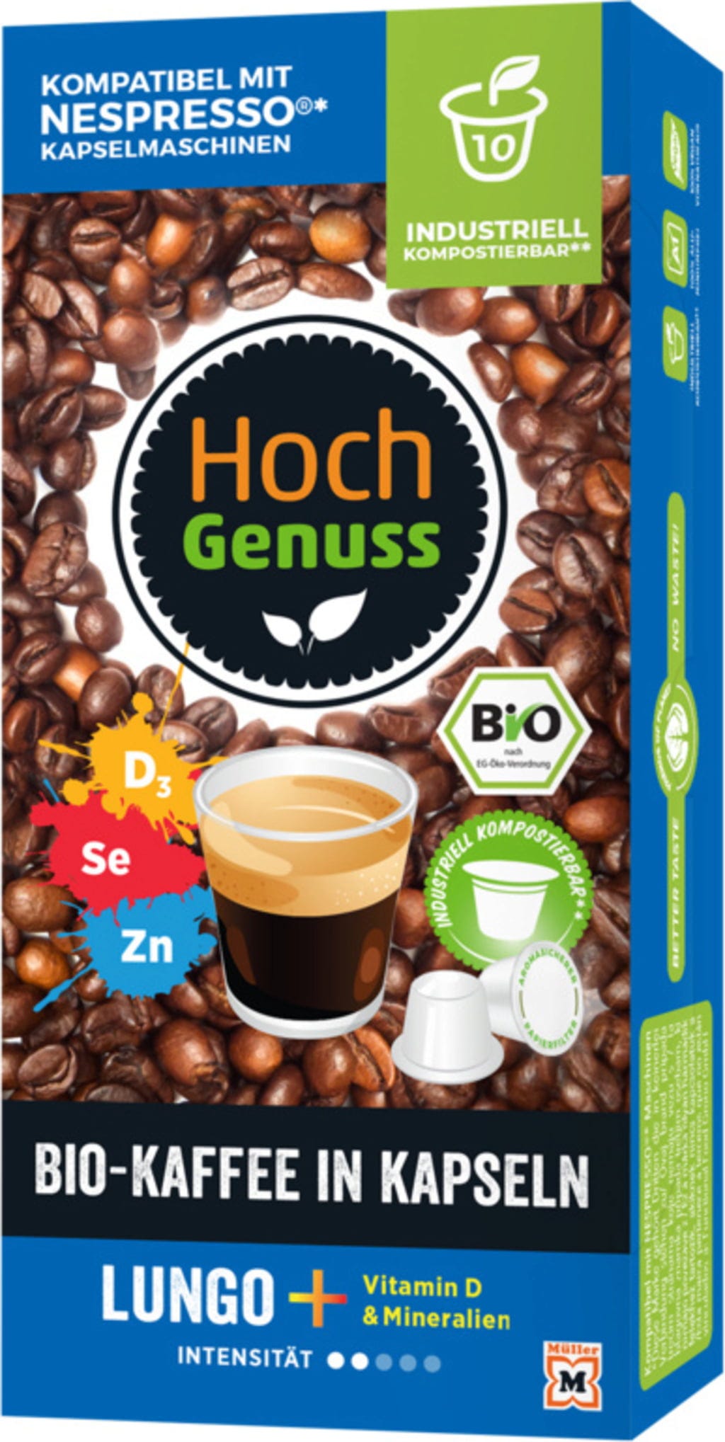Hochgenuss Organic Coffee Plus Capsules - Piccantino Online Shop ...