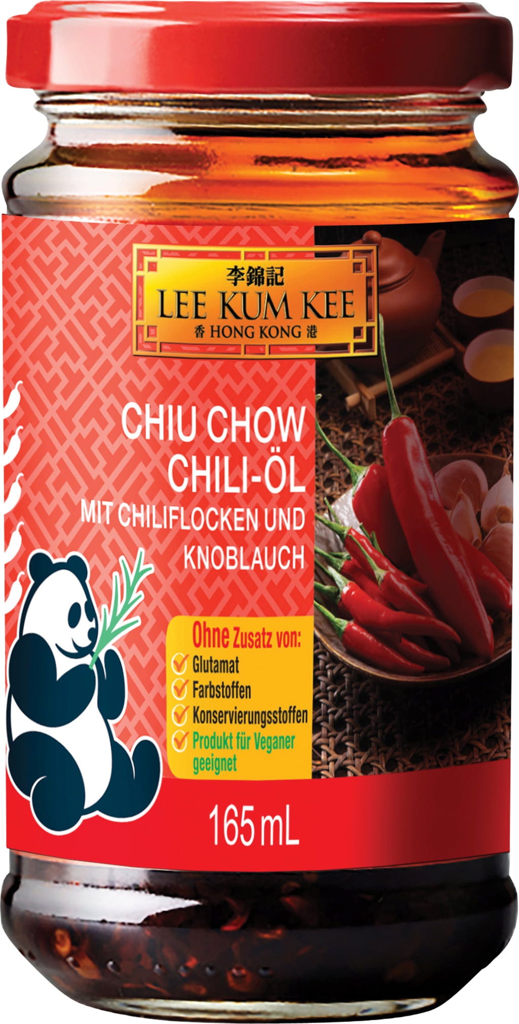 LEE KUM KEE Chiu Chow Chili Öl - Piccantino Onlineshop Deutschland