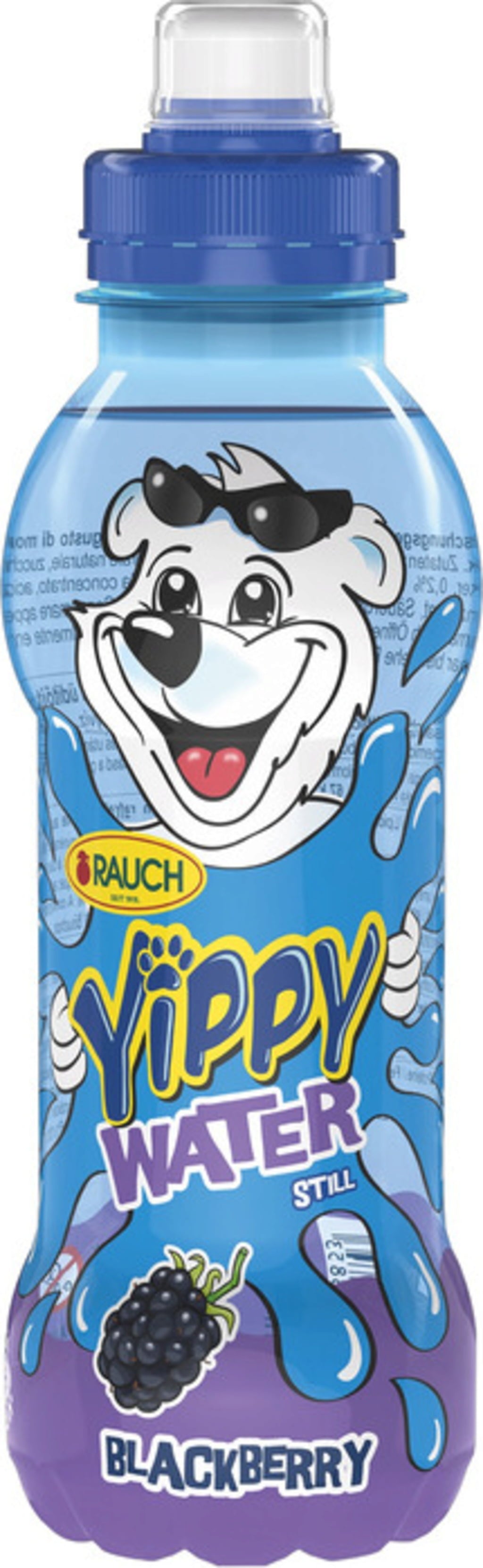 Rauch Yippy Water | Eau Aromatisée - Mûre, 0,33 litre - Piccantino