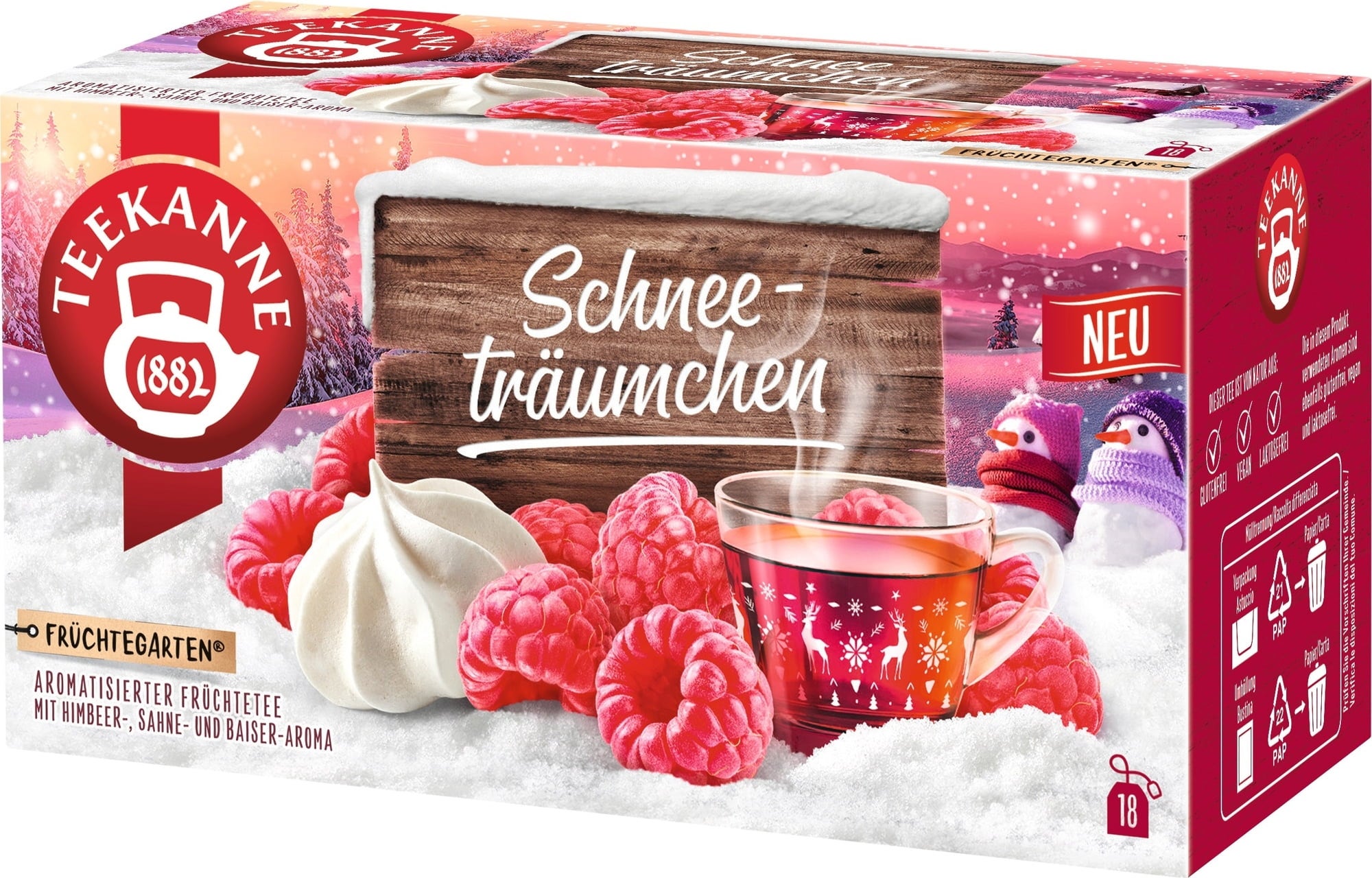 TEEKANNE Früchtegarten Schneeträumchen, 41 g - Piccantino Onlineshop ...